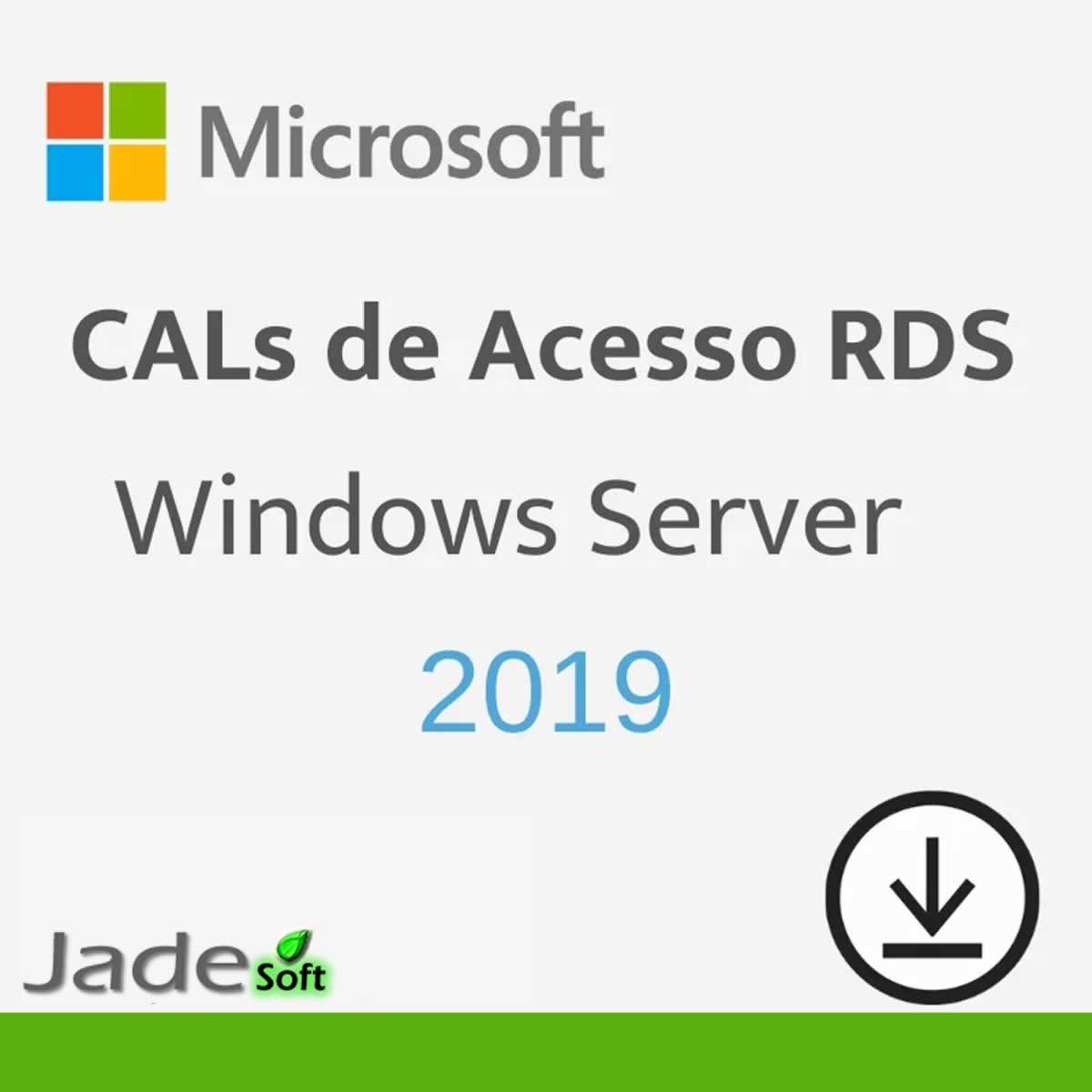 Jade Soft - Comprar Licença Microsoft Windows Server 2019 RDS CAL PACK ...