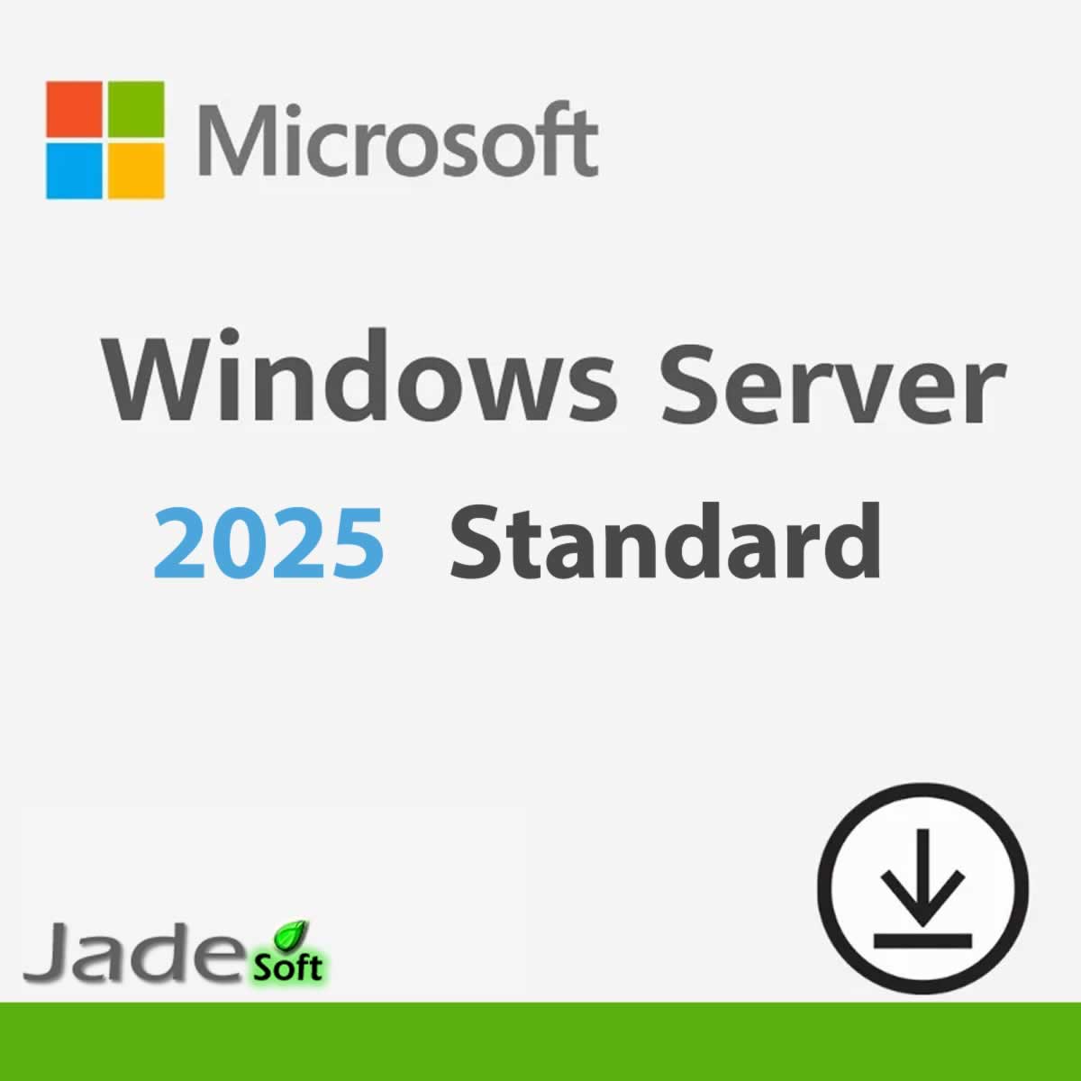 Jade Soft - Comprar Licença Microsoft Windows Server 2025 Standard